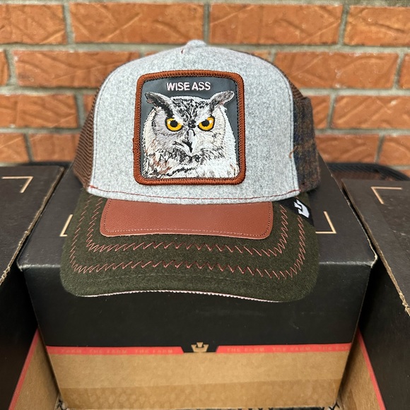 Goorin Bros | Accessories | Goorin Bros The Farm Animal Trucker Wise Ass Ass Play Capsule Owl ...